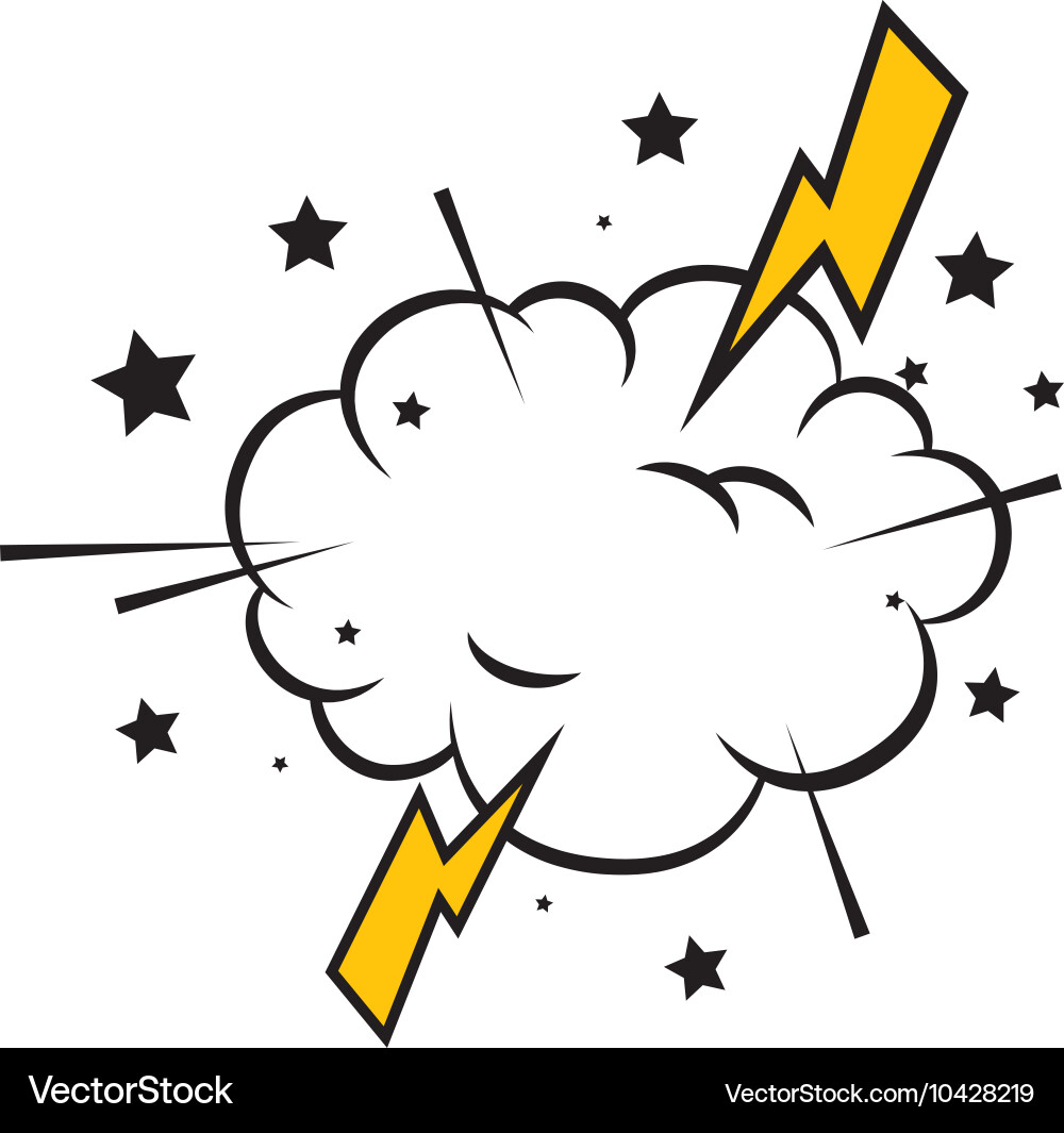 Comic bubble expression Royalty Free Vector Image