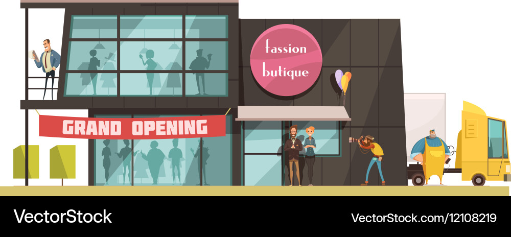 Fashion boutique Royalty Free Vector Image - VectorStock