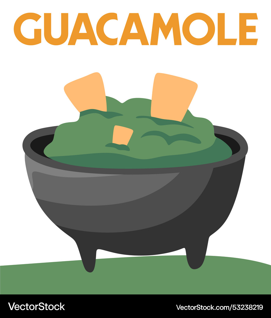 Guacamole day with delicious Royalty Free Vector Image
