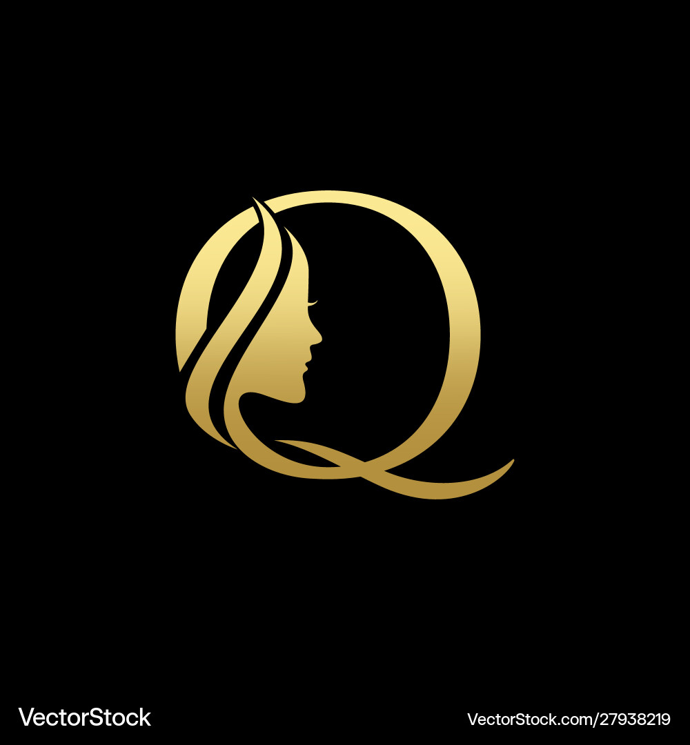 Q Beauty Logo - Elegant Letter Q Royalty Free Vector Image