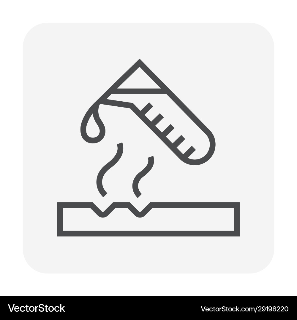 Acid chemical icon Royalty Free Vector Image - VectorStock