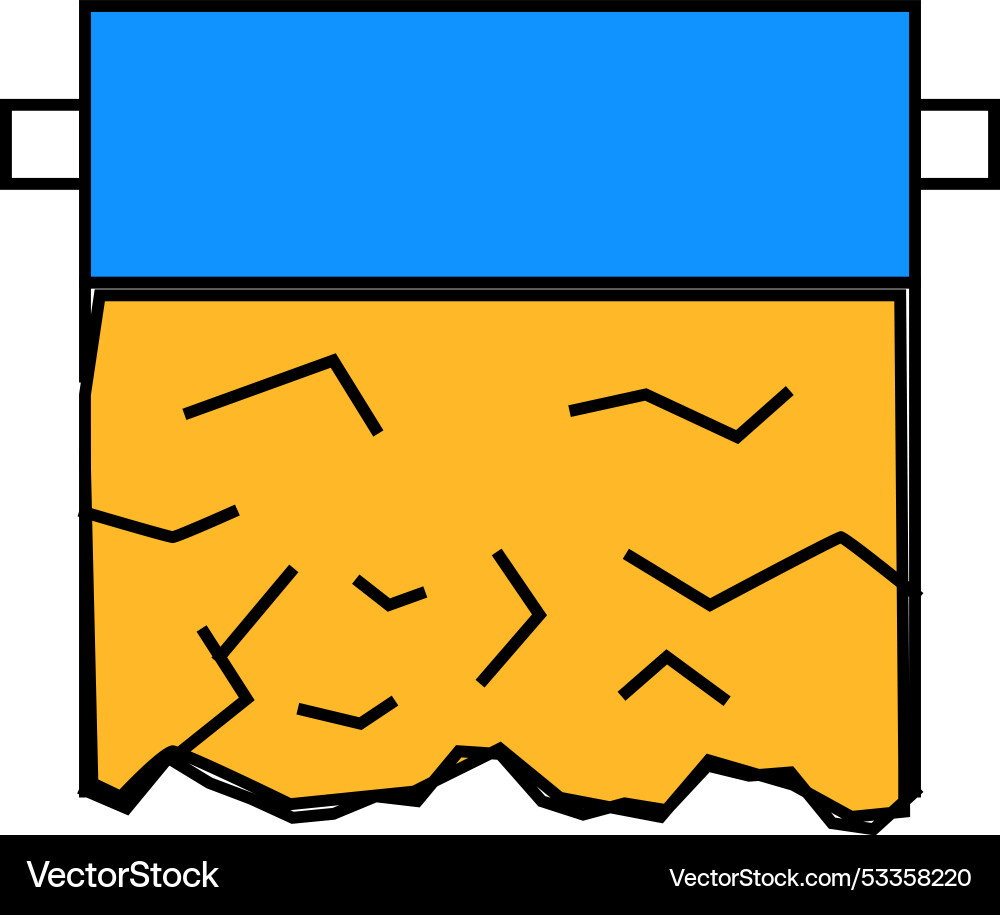 Baking foil icon color Royalty Free Vector Image