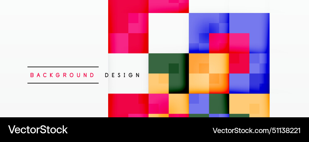 Colorful rectangles with different tints Vector Image