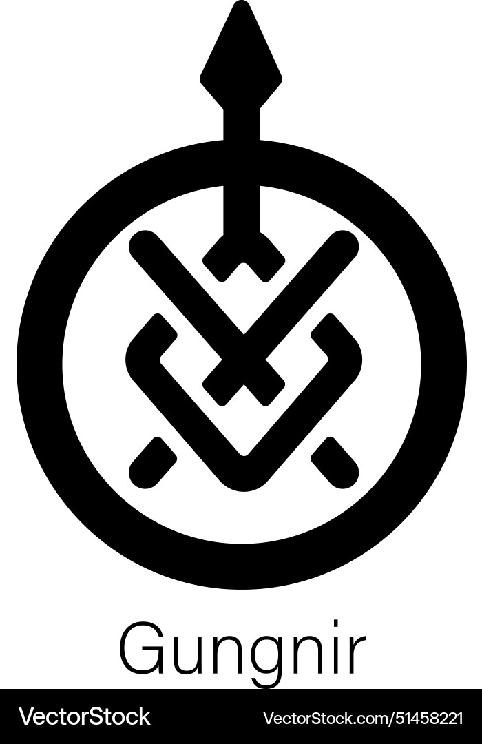 Gungnir Royalty Free Vector Image - VectorStock