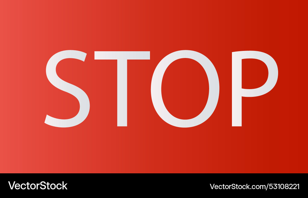 Prohibition road sign stop icon no symbol dont do Vector Image
