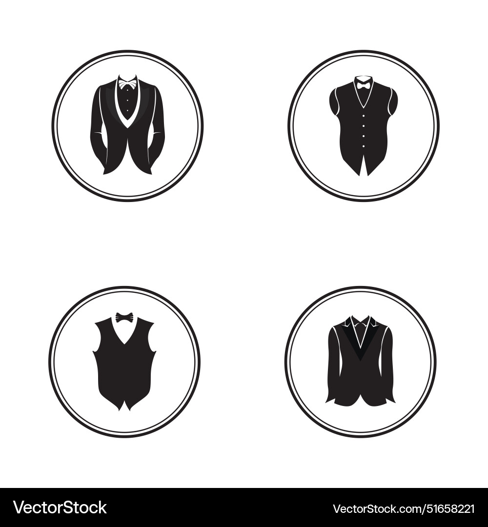 Suit bow tie design Royalty Free Vector Image - VectorStock