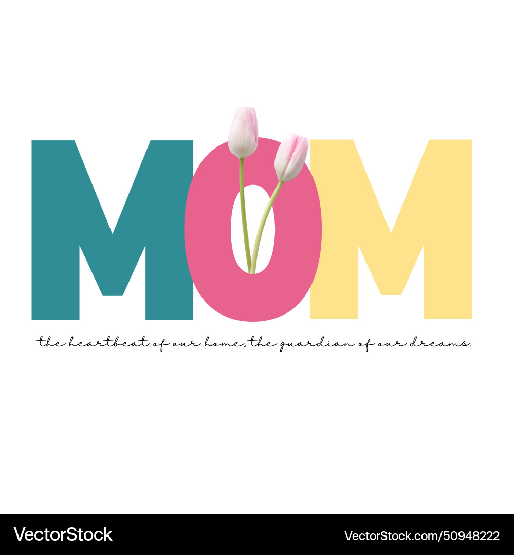 Glückliche Mütter Tag Lizenzfreies Vektorbild - VectorStock