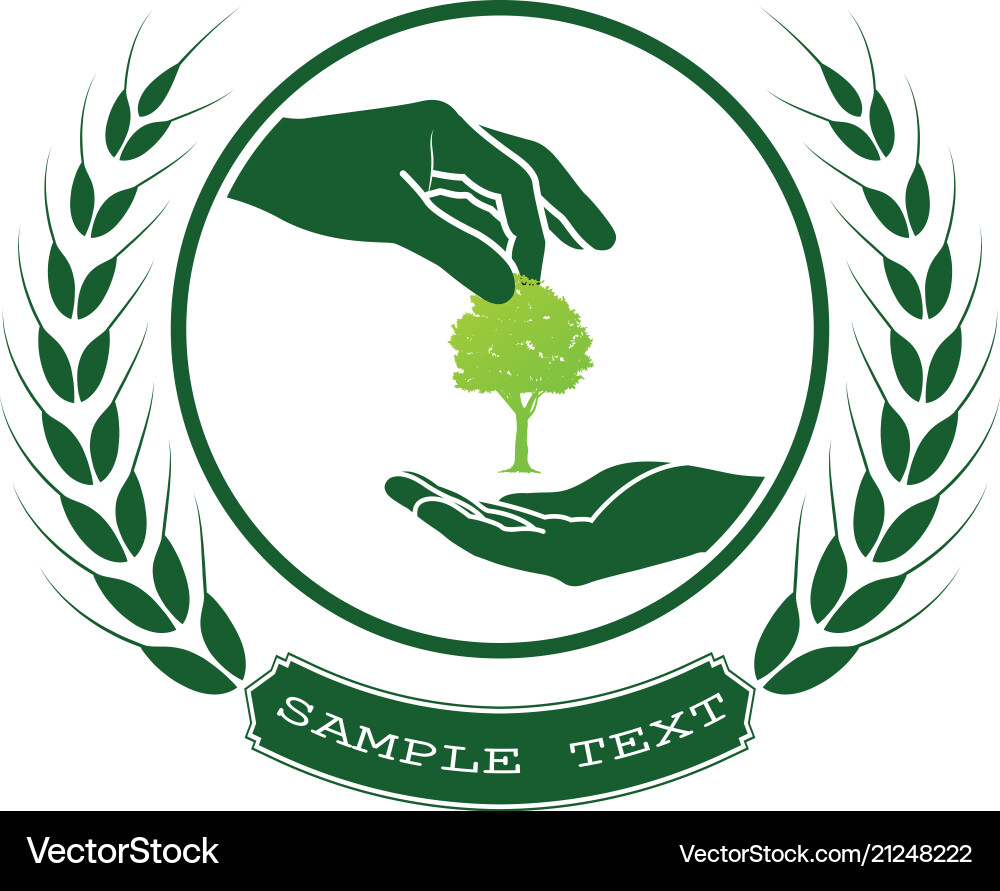 Green tree logo Royalty Free Vector Image - VectorStock