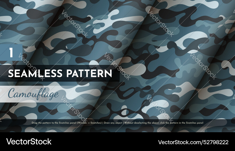 Seamless camouflage pattern war Royalty Free Vector Image