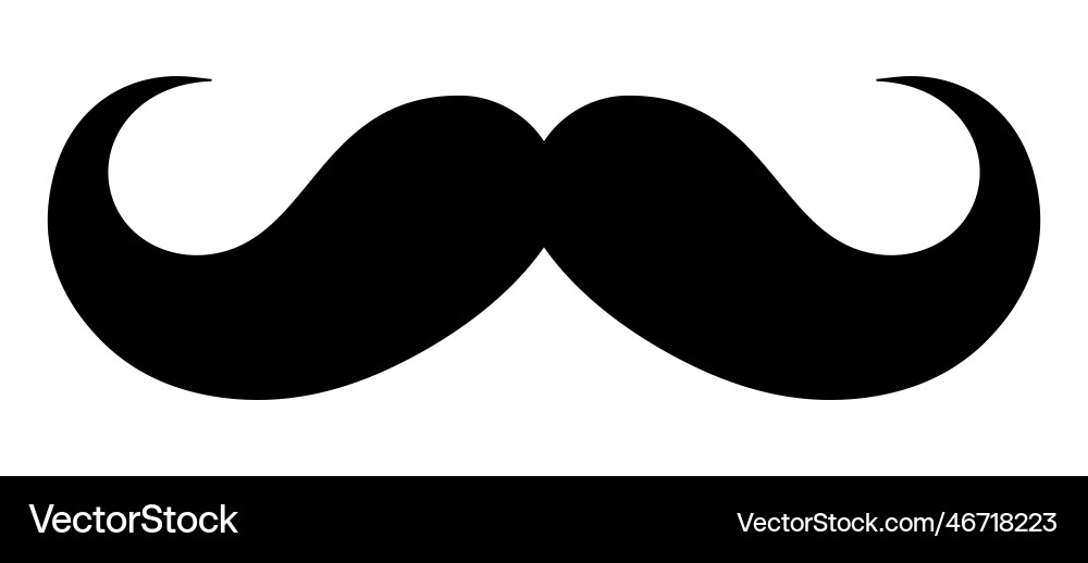 Dad's Mustache Collection Royalty Free Vector Image