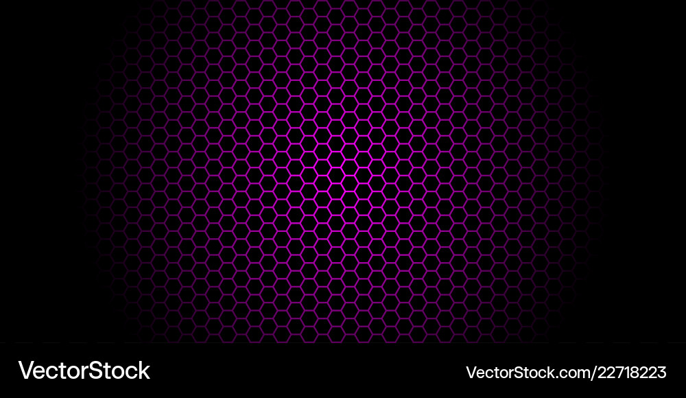 Geometric Hexagon Honeycomb Pattern Royalty Free Vector