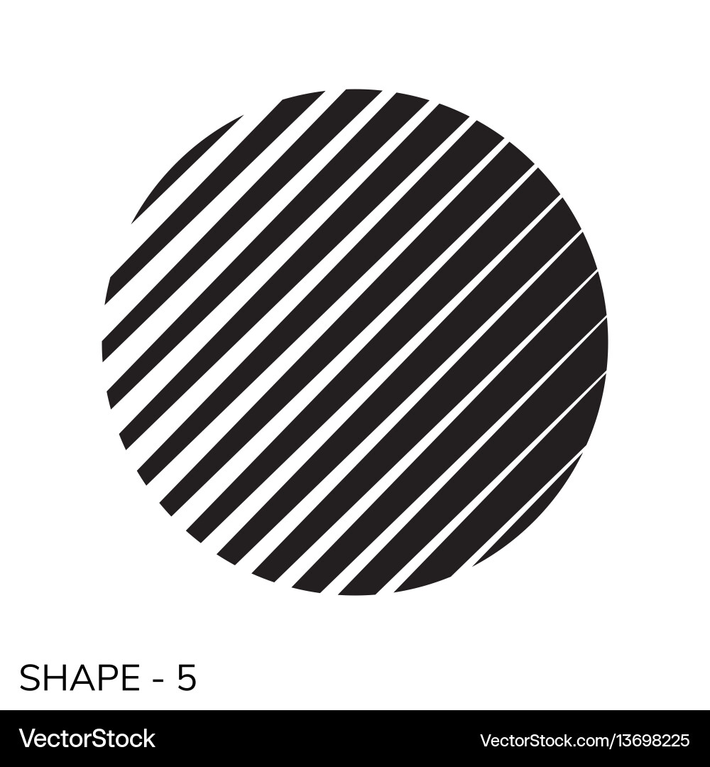 Simple geometric shape Royalty Free Vector Image