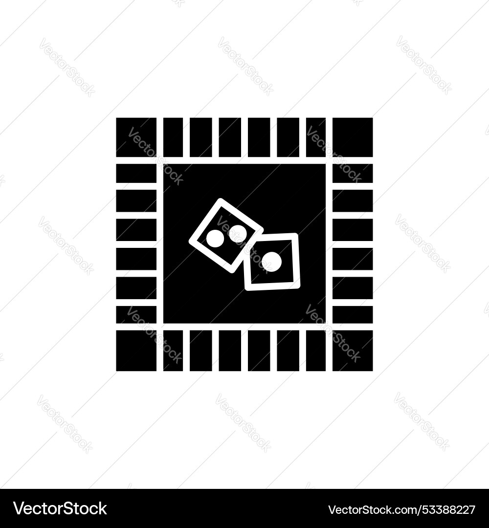 Game board icon set monopoly square Royalty Free Vector