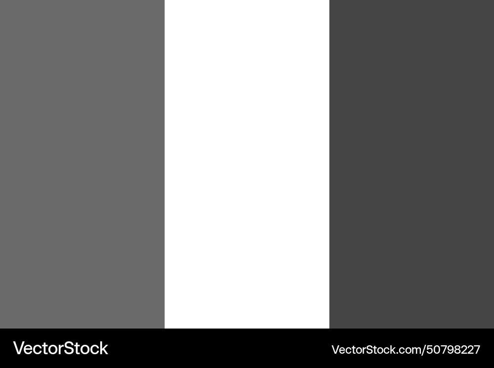 Greyscale flag of italy Royalty Free Vector Image