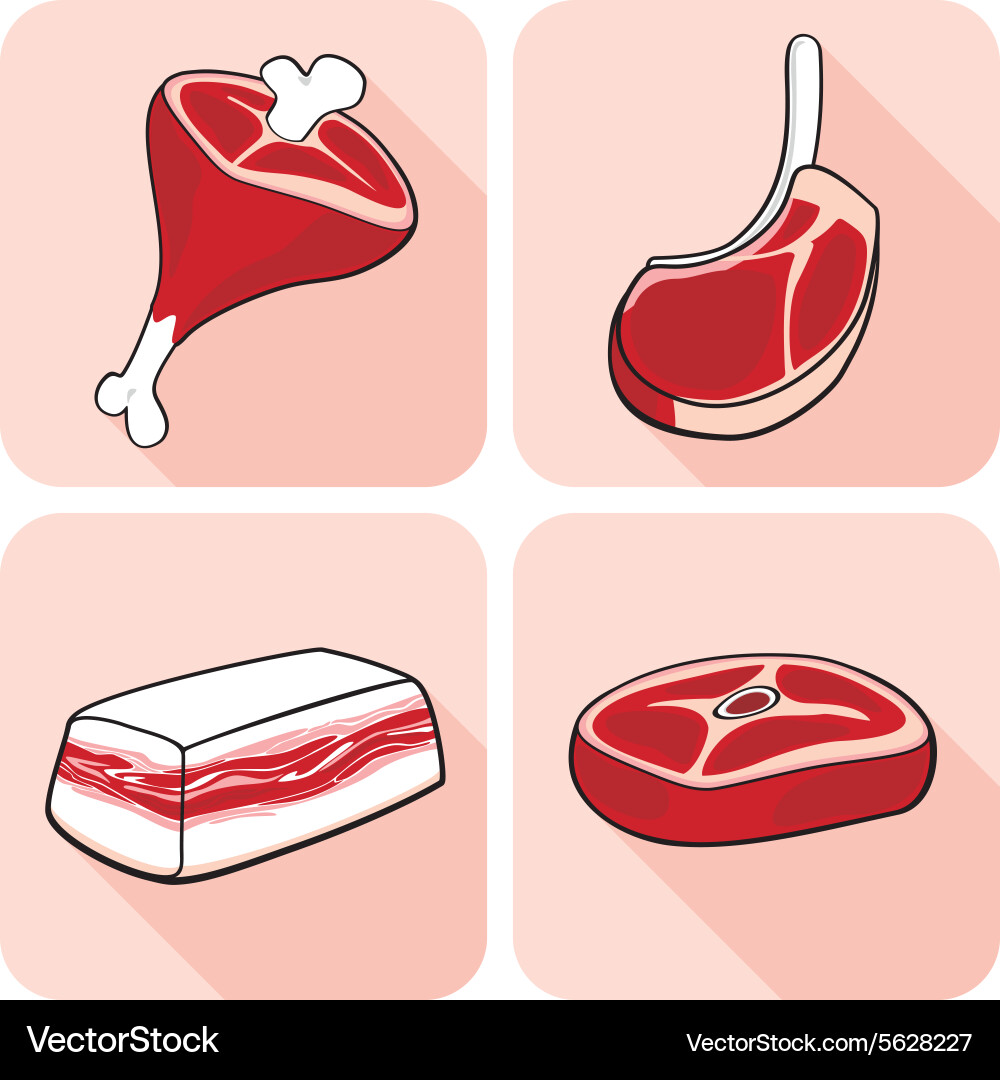 Meat Royalty Free Vector Image - VectorStock