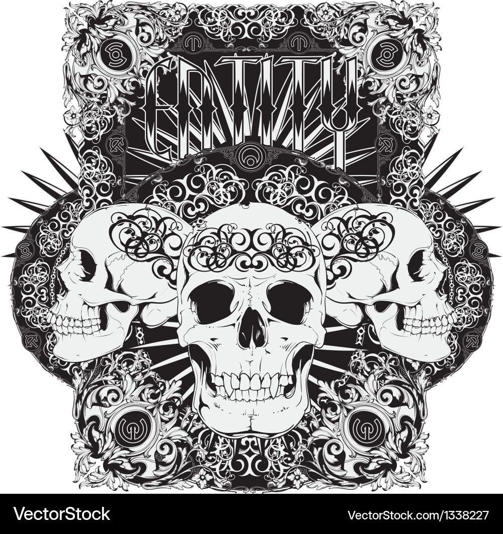 Skull Royalty Free Vector Image - VectorStock