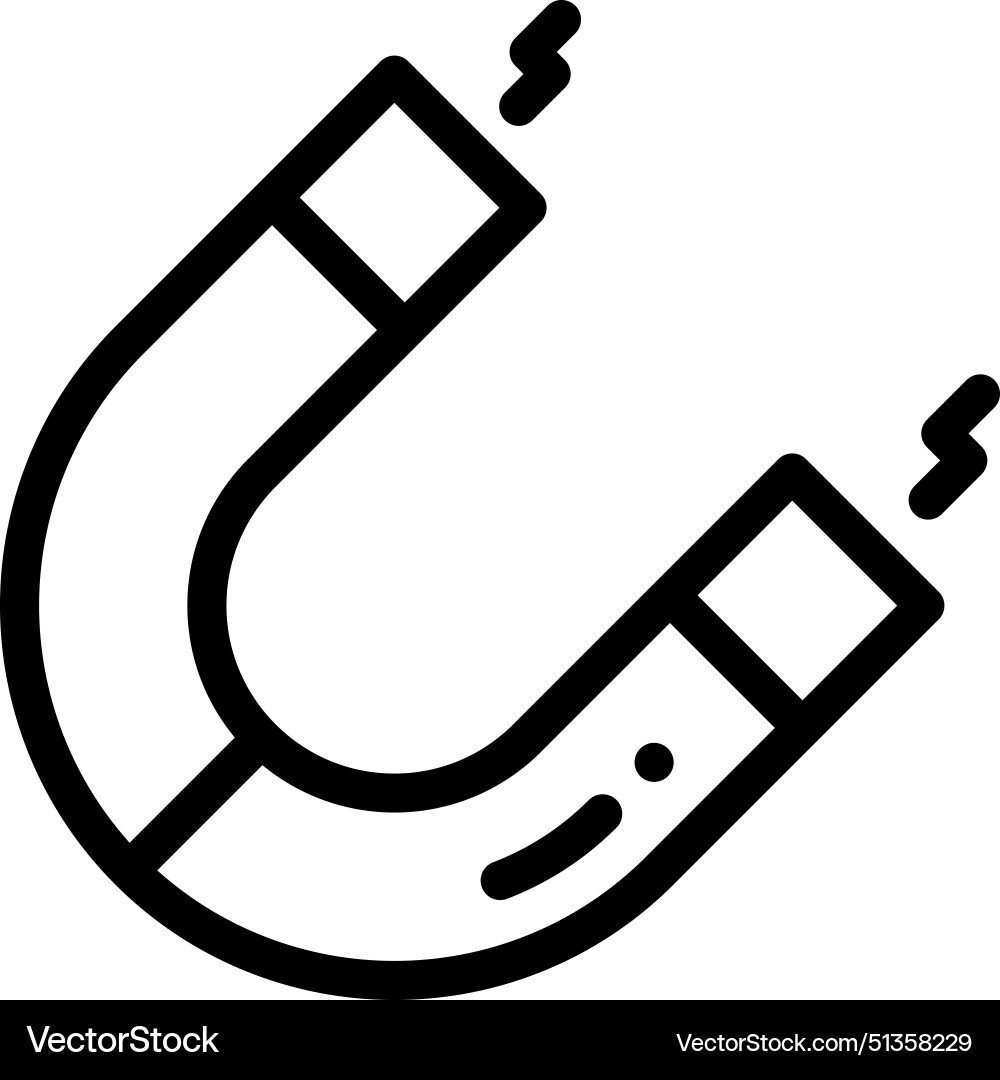 Attraction icon thin linear style design isolated Vector Image