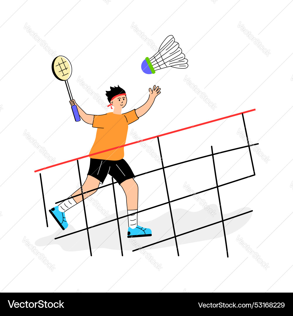 Badminton Royalty Free Vector Image - VectorStock