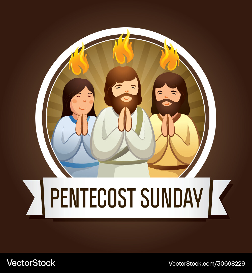 Pentecost sunday Royalty Free Vector Image - VectorStock