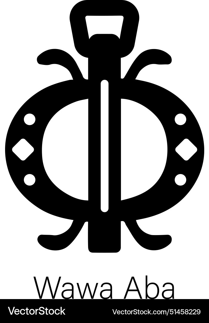 Wawa aba Royalty Free Vector Image - VectorStock