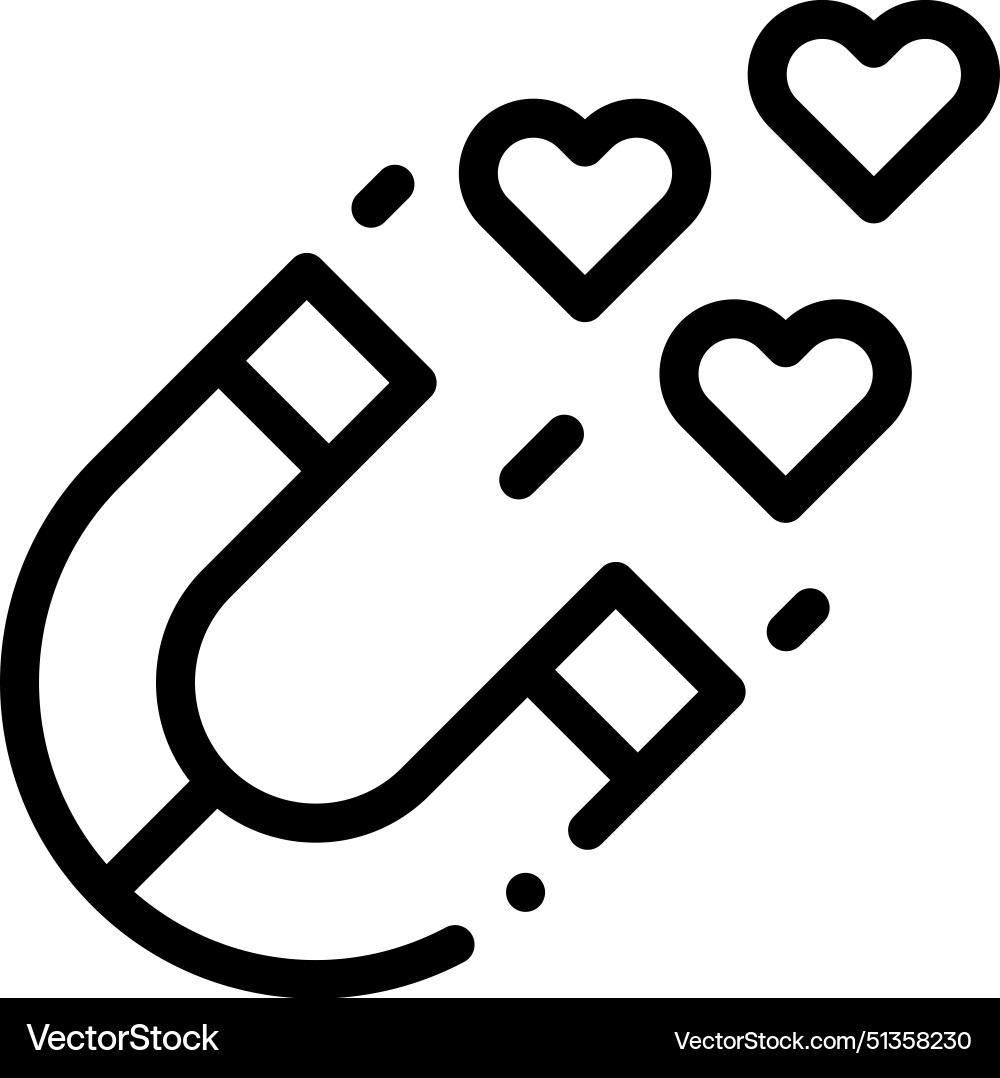 Attractive icon thin linear style design isolated Vector Image