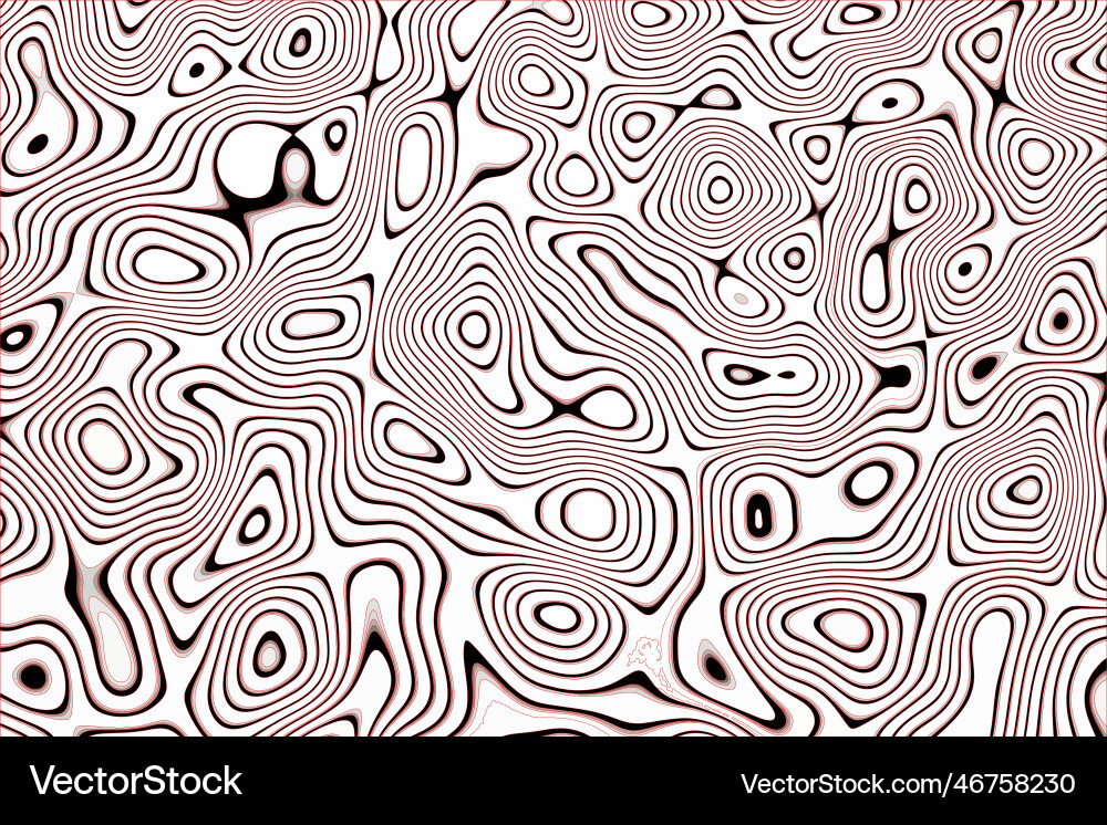 Black and white damascus steel knife material Vector Image