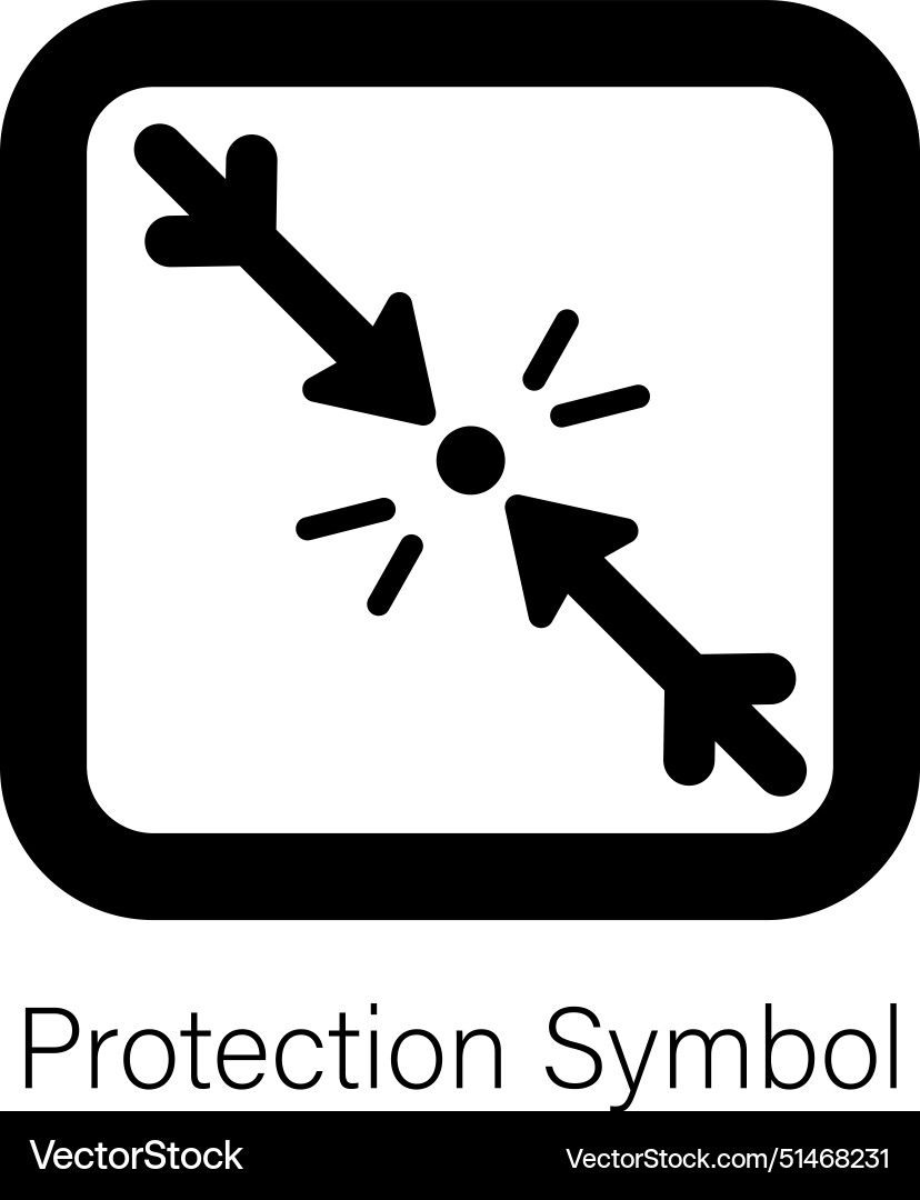 Protection symbol Royalty Free Vector Image - VectorStock