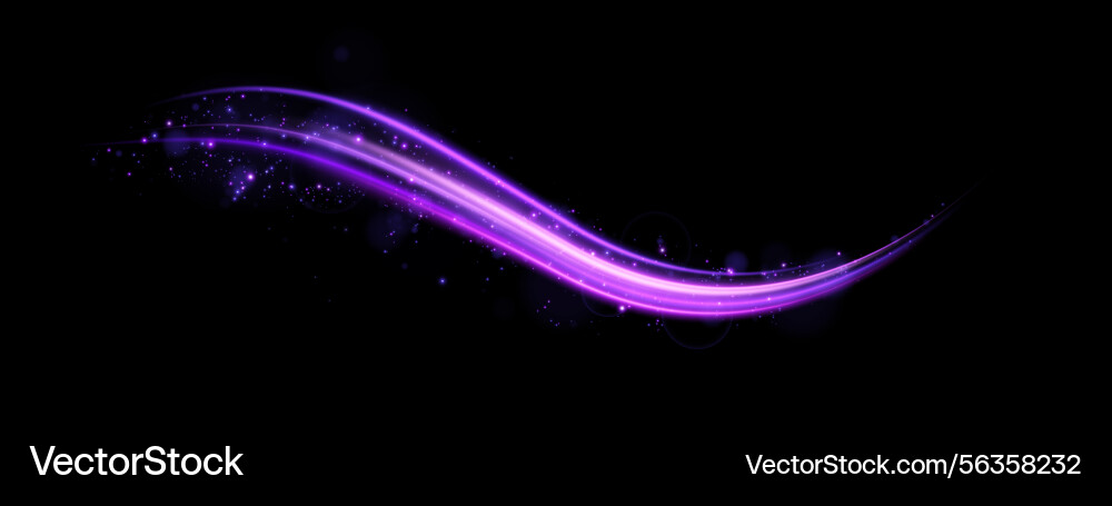 A beautiful purple wave design enhanced Royalty Free Vector