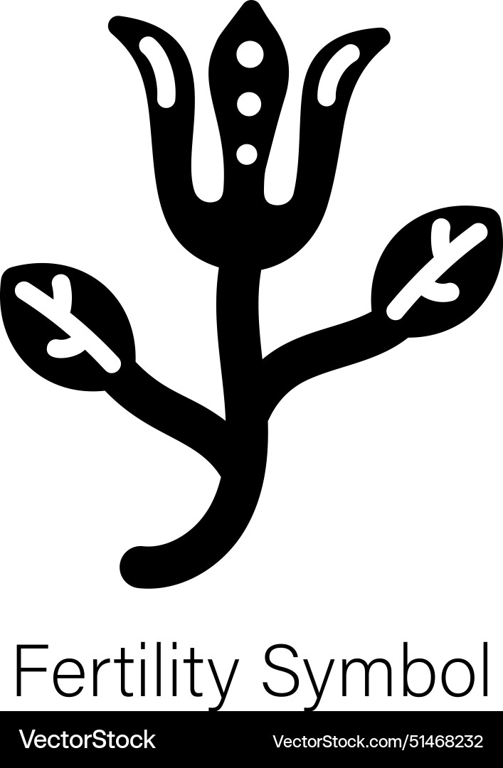 Fertility symbol Royalty Free Vector Image - VectorStock