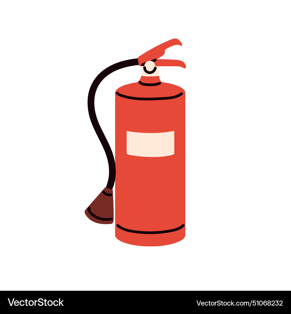 Fire extinguisher emergency firefighting tool Vector Image