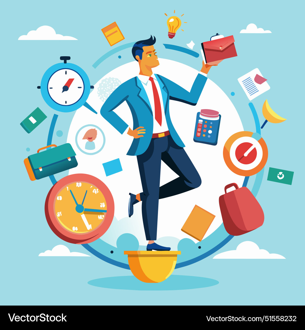 Project management process to manage and develop Vector Image