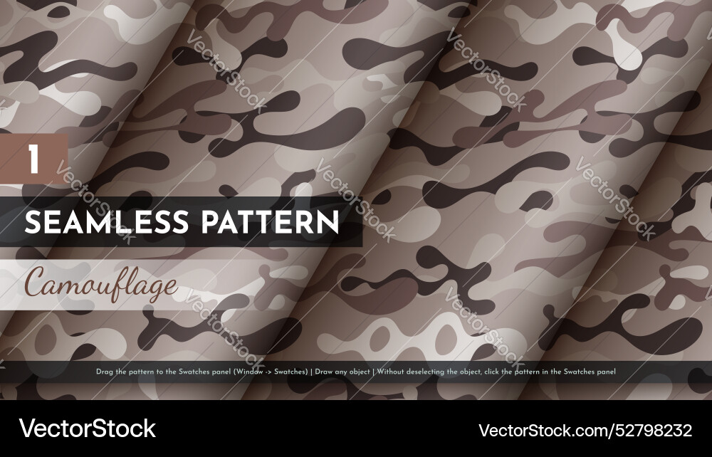 Seamless camouflage pattern war Royalty Free Vector Image