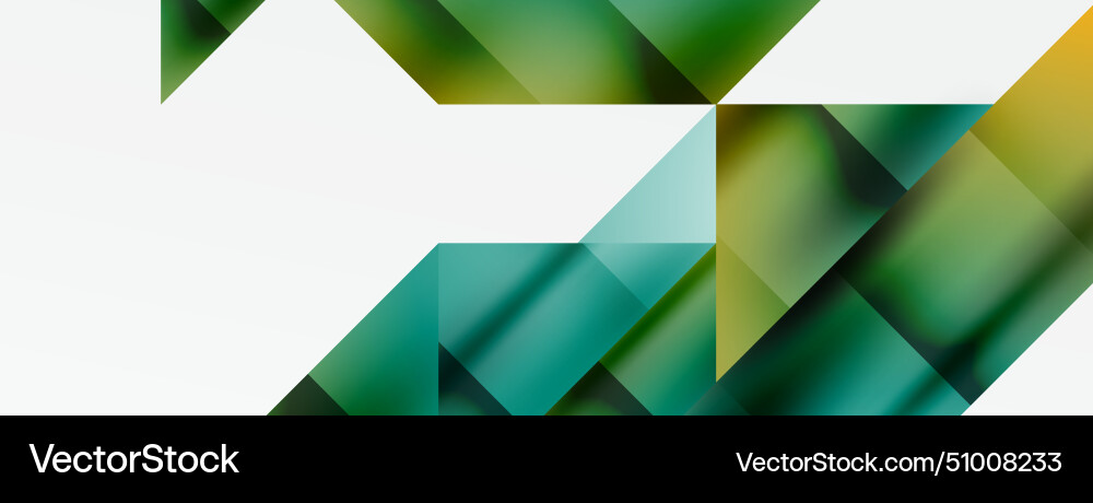 Green geometric pattern with rectangles Royalty Free Vector