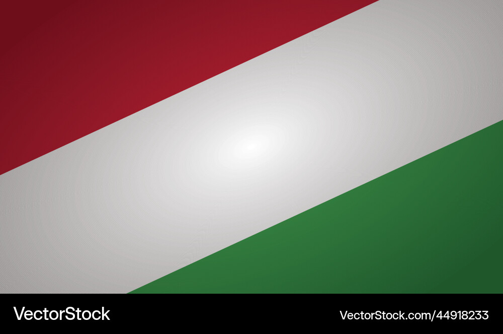 Hungary flag Royalty Free Vector Image - VectorStock