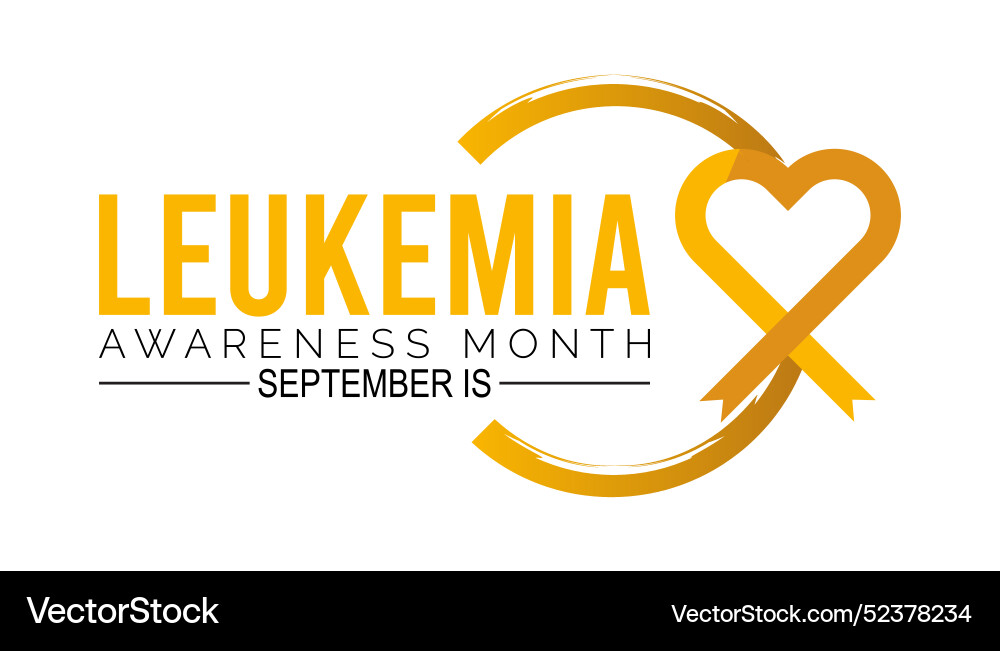 Leukemia Awareness Month Royalty Free Vector Image