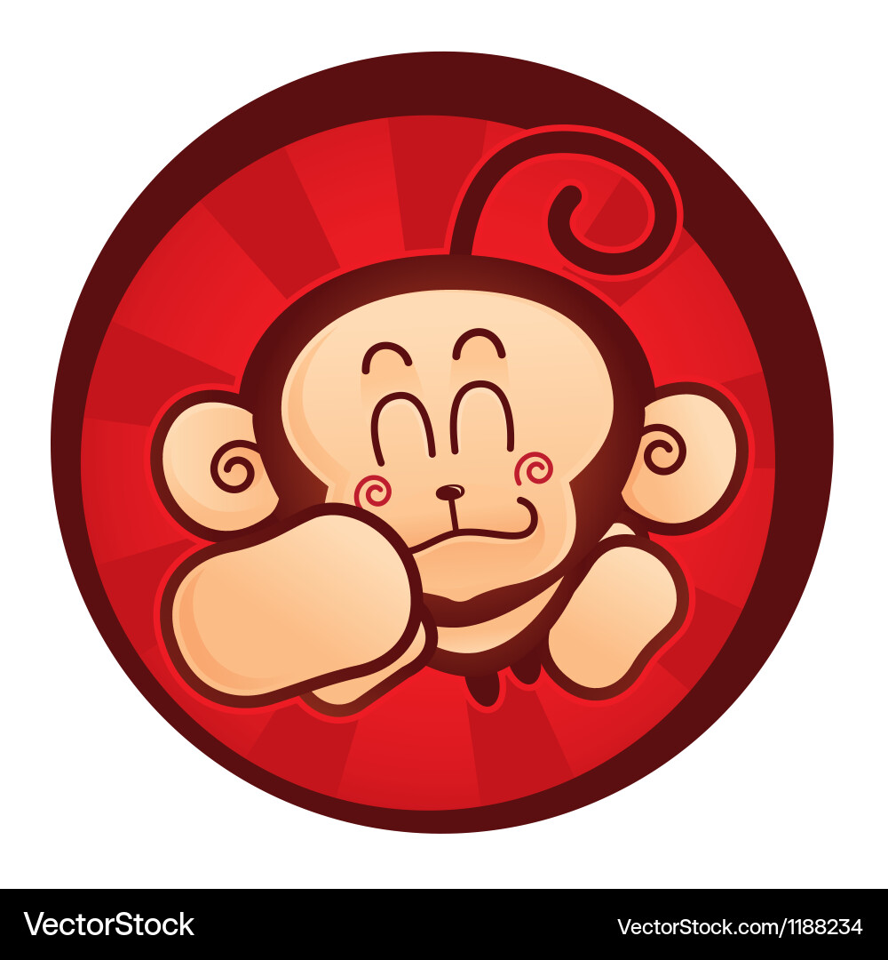 Monkey mascot Royalty Free Vector Image - VectorStock
