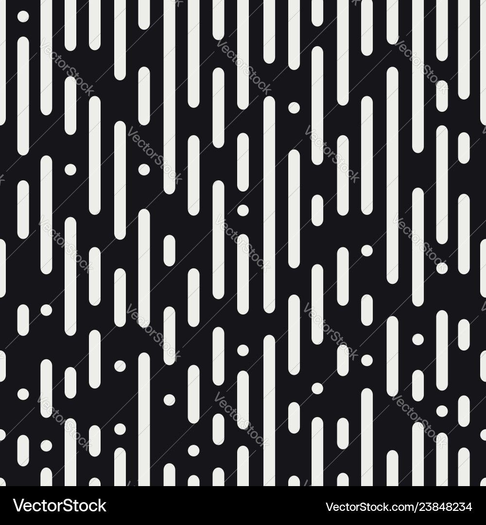 Rounded lines seamless pattern Royalty Free Vector Image