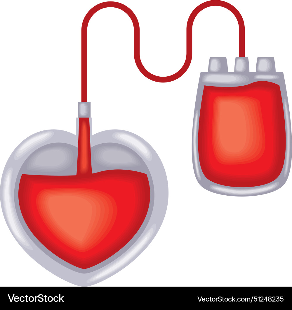Blood donation health Royalty Free Vector Image