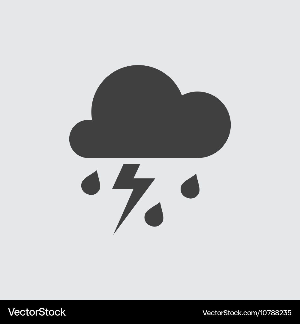 Storm icon Royalty Free Vector Image - VectorStock