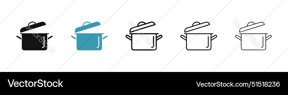 Pot icon Royalty Free Vector Image - VectorStock
