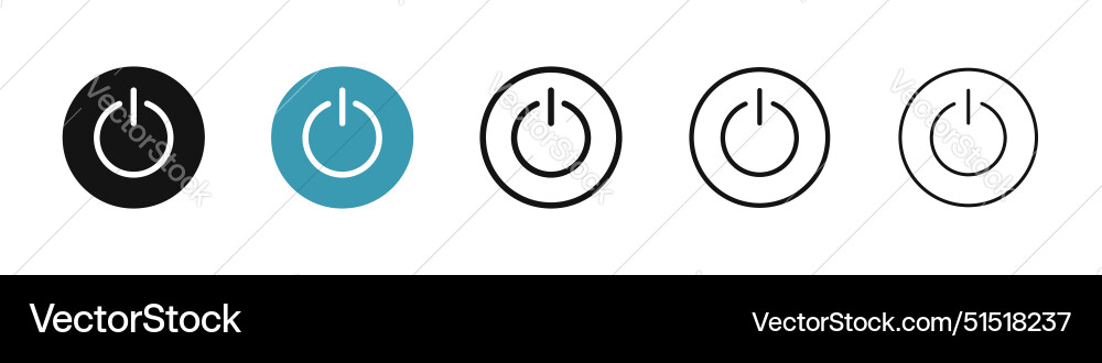 Power icon Royalty Free Vector Image - VectorStock