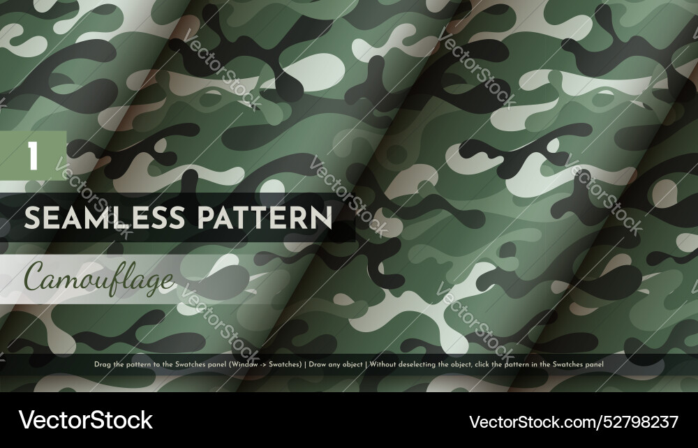 Seamless camouflage pattern war Royalty Free Vector Image