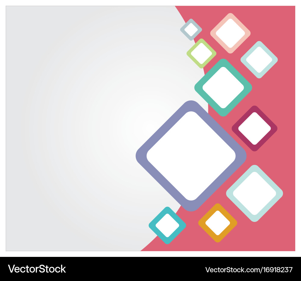 Vorlage bunte abgerundete Rechteck Hintergründe Vektorbild