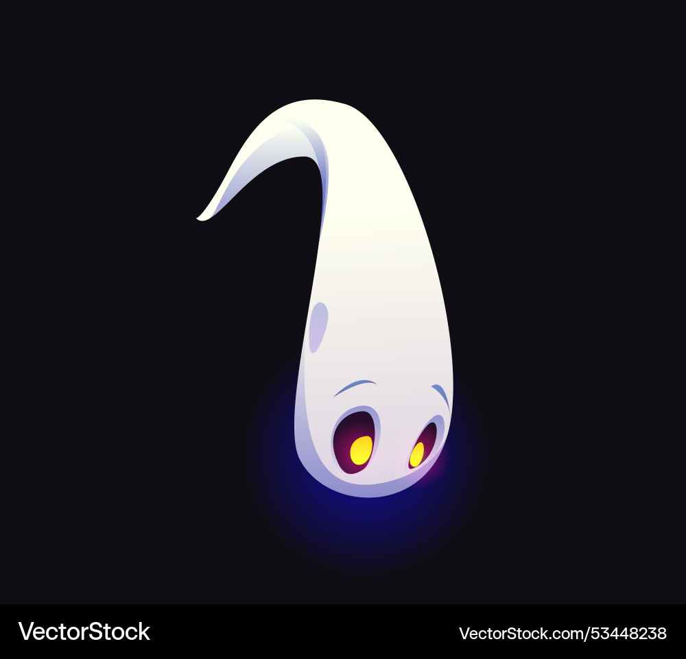 Number halloween ghosts font scary typeface Vector Image