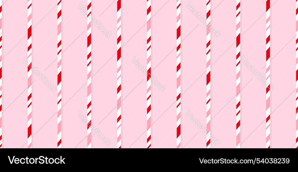Candy cane christmas background peppermint Vector Image