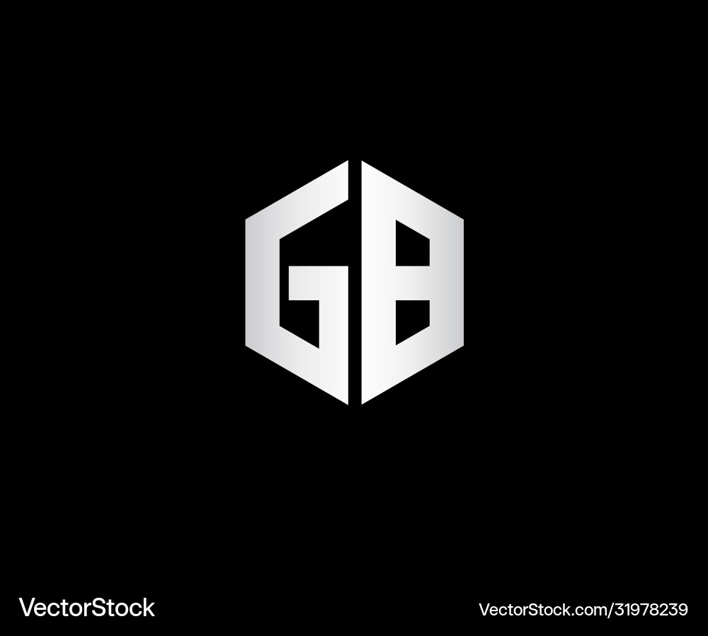 Gb logo Royalty Free Vector Image - VectorStock
