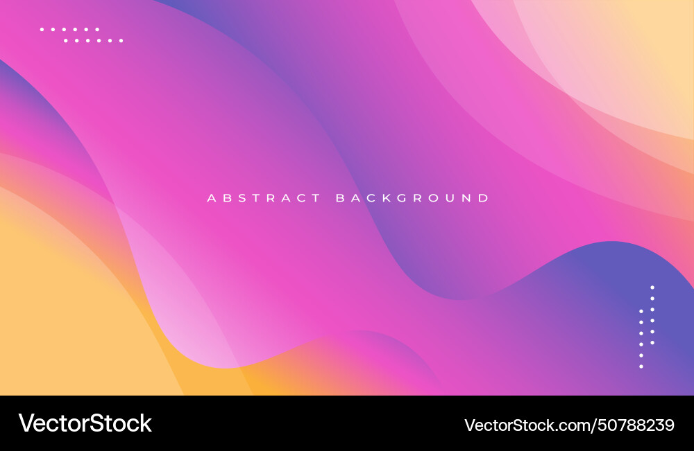 Gradient background with dynamic shapes Royalty Free Vector