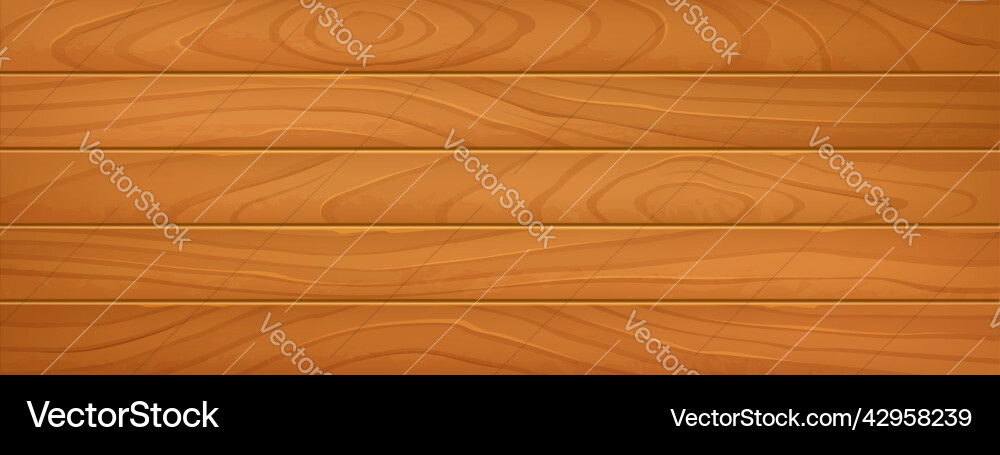 Wooden dining table top view realistic Royalty Free Vector
