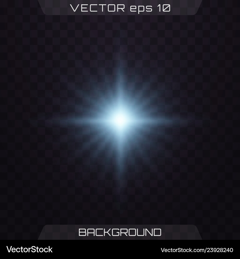 Set of light effects Royalty Free Vector Image