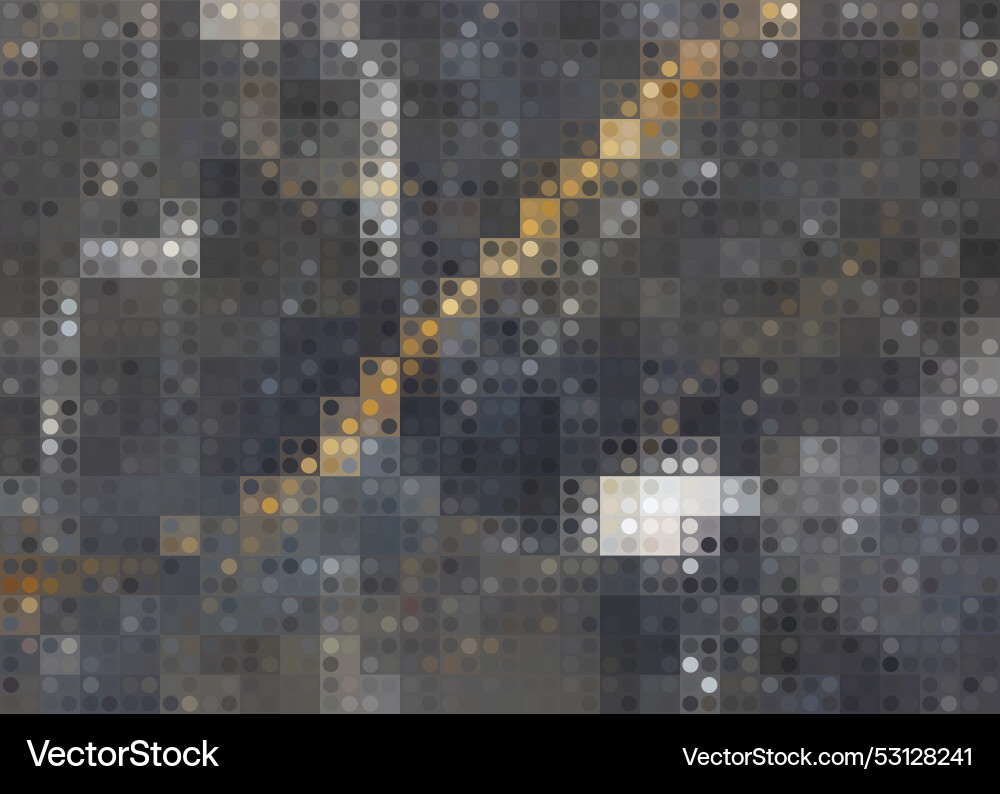 Abstract digital pixel background black marble Vector Image